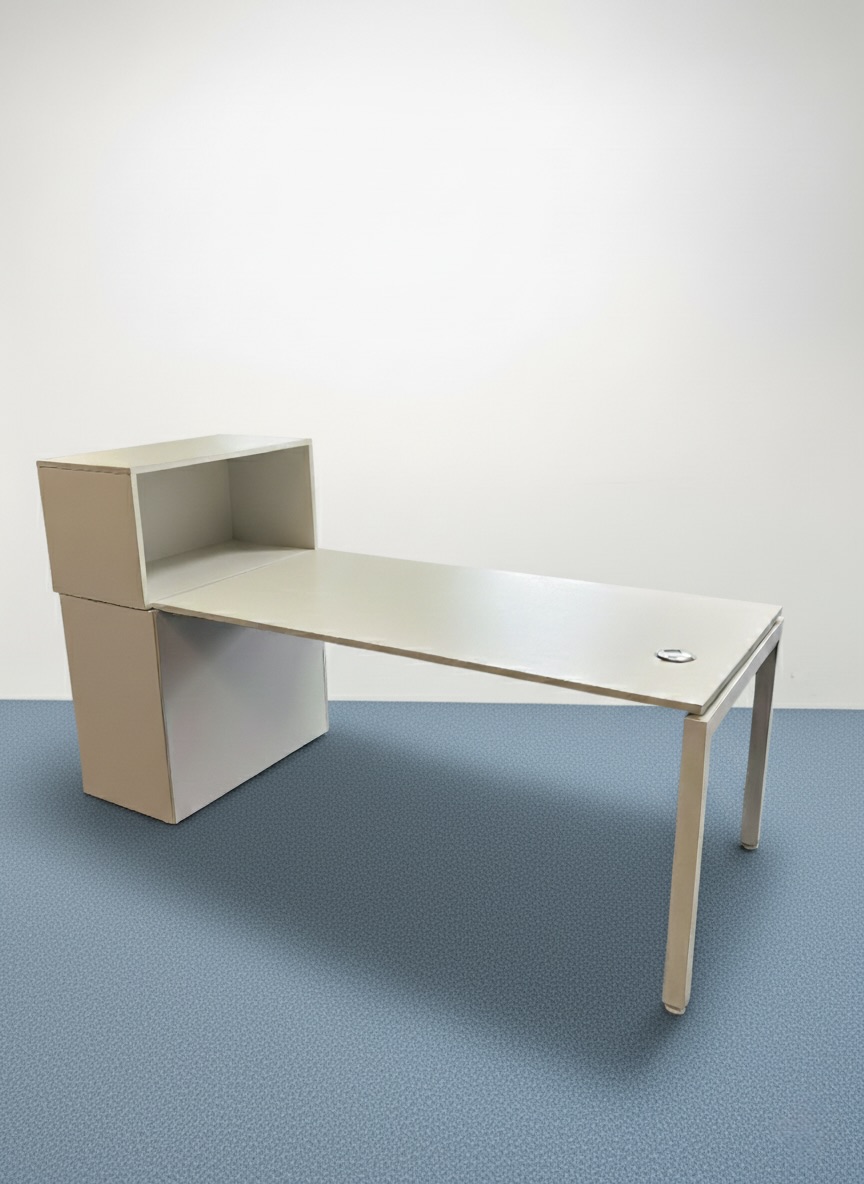 Bureau individuel avec caisson de rangement – 1001 Buros
